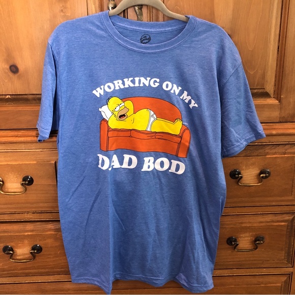 Simpsons | Shirts | The Simpsons Dad Bod Funny Tshirt | Poshmark